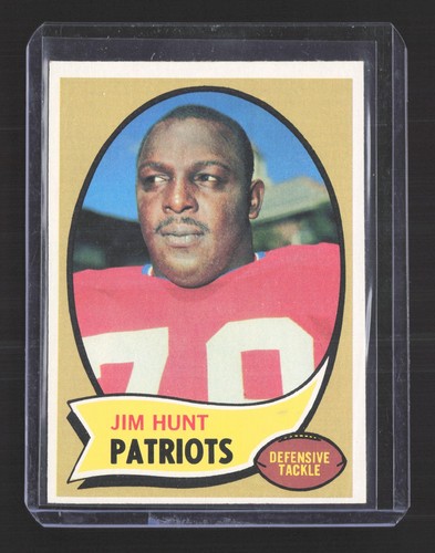 Jim Hunt 1970 Topps NFL Football #111 Patriots VG-EX-MT | eBay