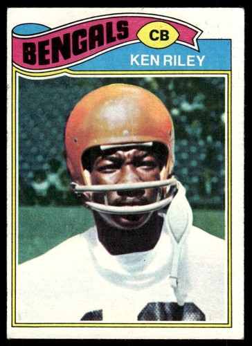 1977 Topps Ken Riley Cincinnati Bengals #365 | eBay