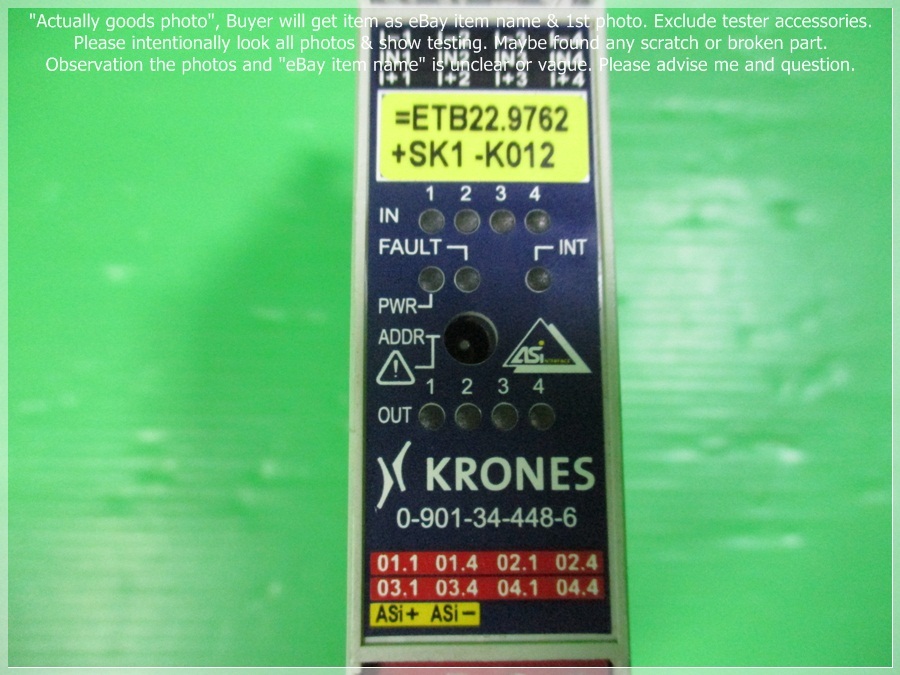 Krones 0-901-34-448-6, Sensor supply as photo, sn:3049, lφo | eBay