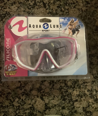 Diva Pink Aqua Swimming Mask Silicone Easy To Adjust Snorkeling Aqua ...