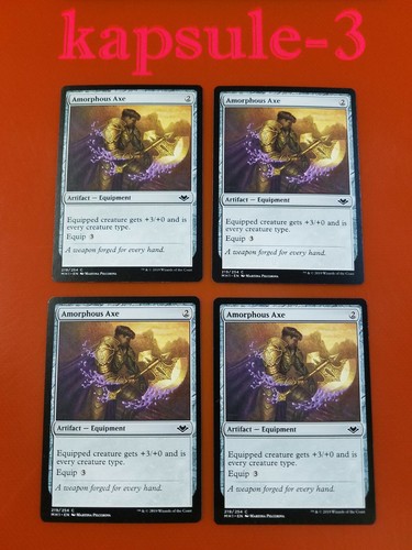 4x Amorphous Axe | Modern Horizons | MTG Magic Cards | eBay