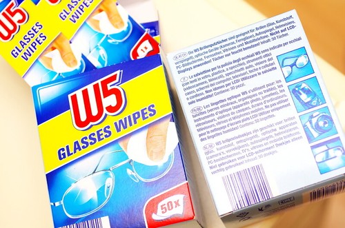 W5 Cleaning Wet Wipes 52pcs in box for Glasses, tablet and any more ...
