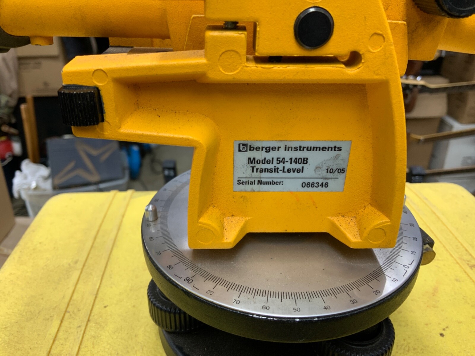 Berger Instruments Model 54-140B Transit-Level with Hard Case | eBay