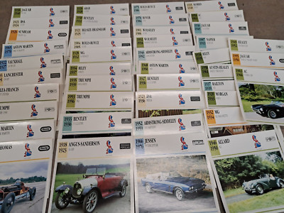 Lot of 43 Great Britain Car Edito-Service Vintage Collector Cards | eBay