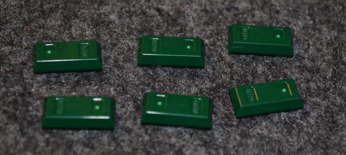 (6) 1x2 Dark Green INGOT BAR Tile Bricks ~ New Lego Parts ~ | eBay
