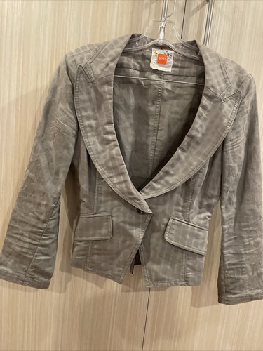 Boss Hugo Boss women's textured light blazer jacket Small | eBay