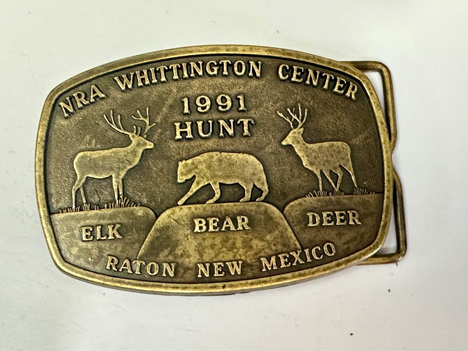 1991 Hunt Raton New Mexico vintage belt buckle from N… - Gem
