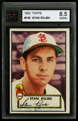 1952 TOPPS BASEBALL ~ #163 ~ STAN ROJEK ~ ST. LOUIS BROWNS ~ KSA 8.5 | eBay