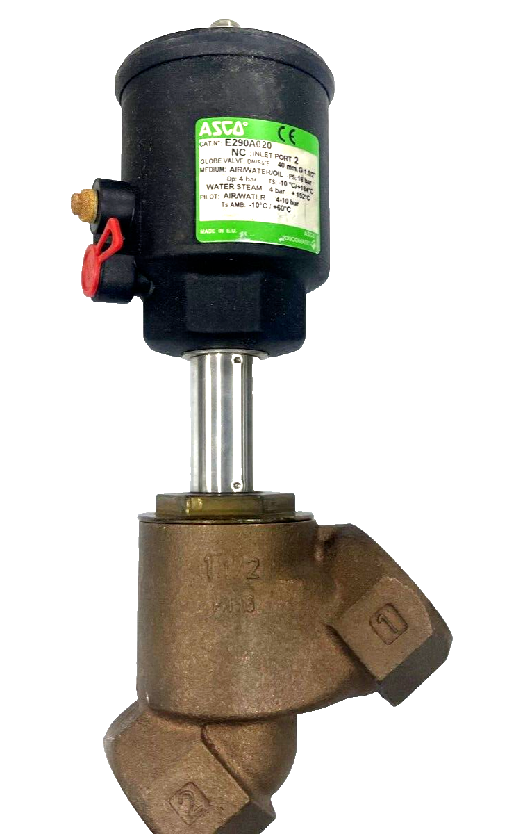 ASCO Joucomatic E290A020 Solenoid Valve 2" Water Steam Brass for sale ...