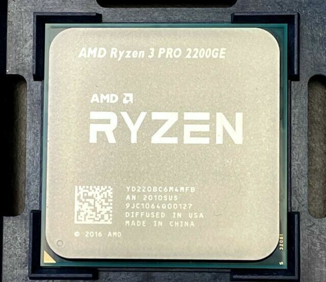 AMD Ryzen 3 Pro 2200GE 3.20GHz Quad-Core Processor (YD220BC6M4MFB) LOT ...