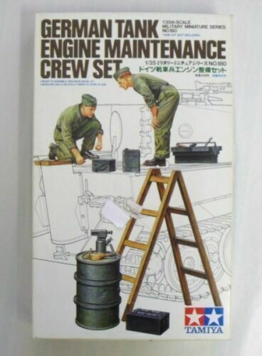 TAMIYA 35180 German Engine Maintenance Crew 1:35 Military Model Kit ...