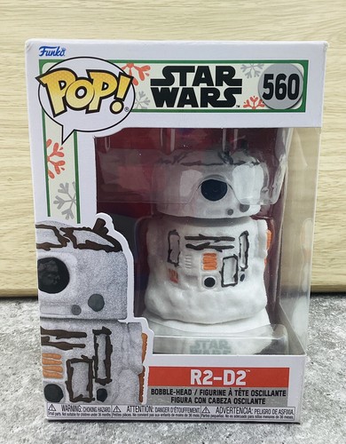 R2-D2 #560 BOBBLE-HEAD STAR WARS SNOWMAN FUNKO POP 2022 | eBay