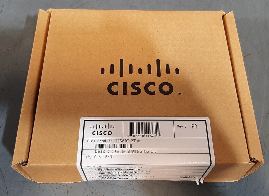 Cisco HWIC-2T GENUINE Serial and Asynchronous High-Speed WAN Interface ...