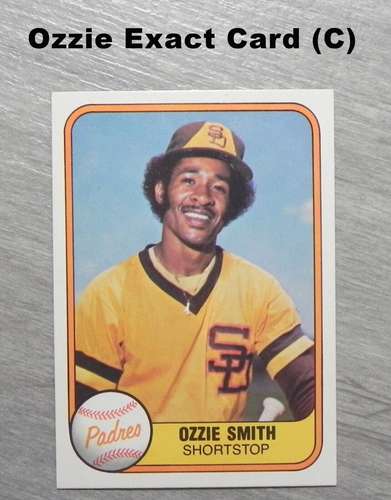 Ozzie Smith 1981 Fleer Card #488 _ Exact Card (C) | eBay