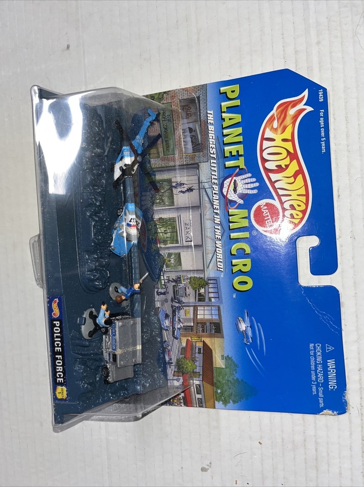Mattel Hot Wheels PLANET MICRO 1997 Multi Vehicle Police Force SERIES 1 ...
