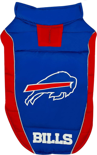 NFL Buffalo Bills Puffer Vest for Dogs & Cats Size Small. Warm, Cozy ...