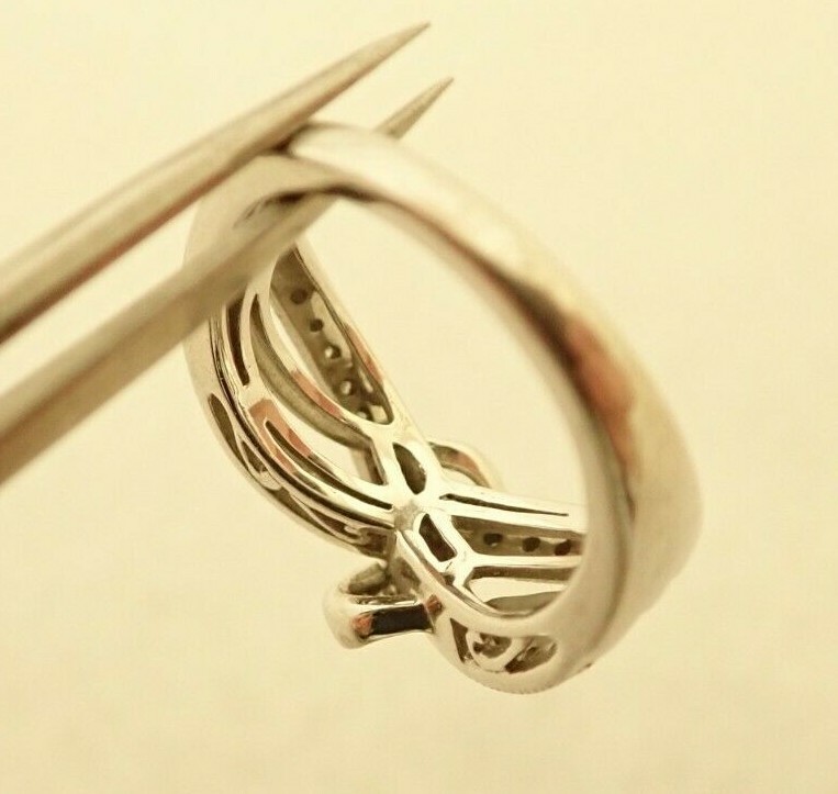 Baguette & Round Diamond Sterling Silver SUN Band Ring Sz 7 | eBay