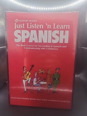 Passport Books Just Listen 'n Learn Spanish 3 Cassette Tapes ...