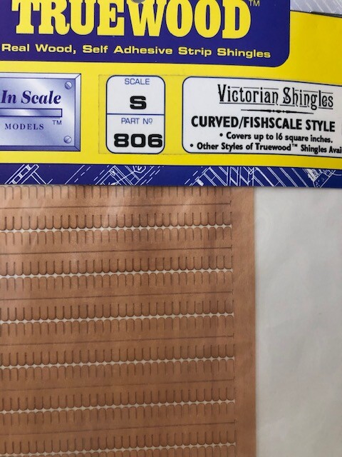 Builders In Scale #806 S Scale Truewood Curved/Fishtail Victorian ...