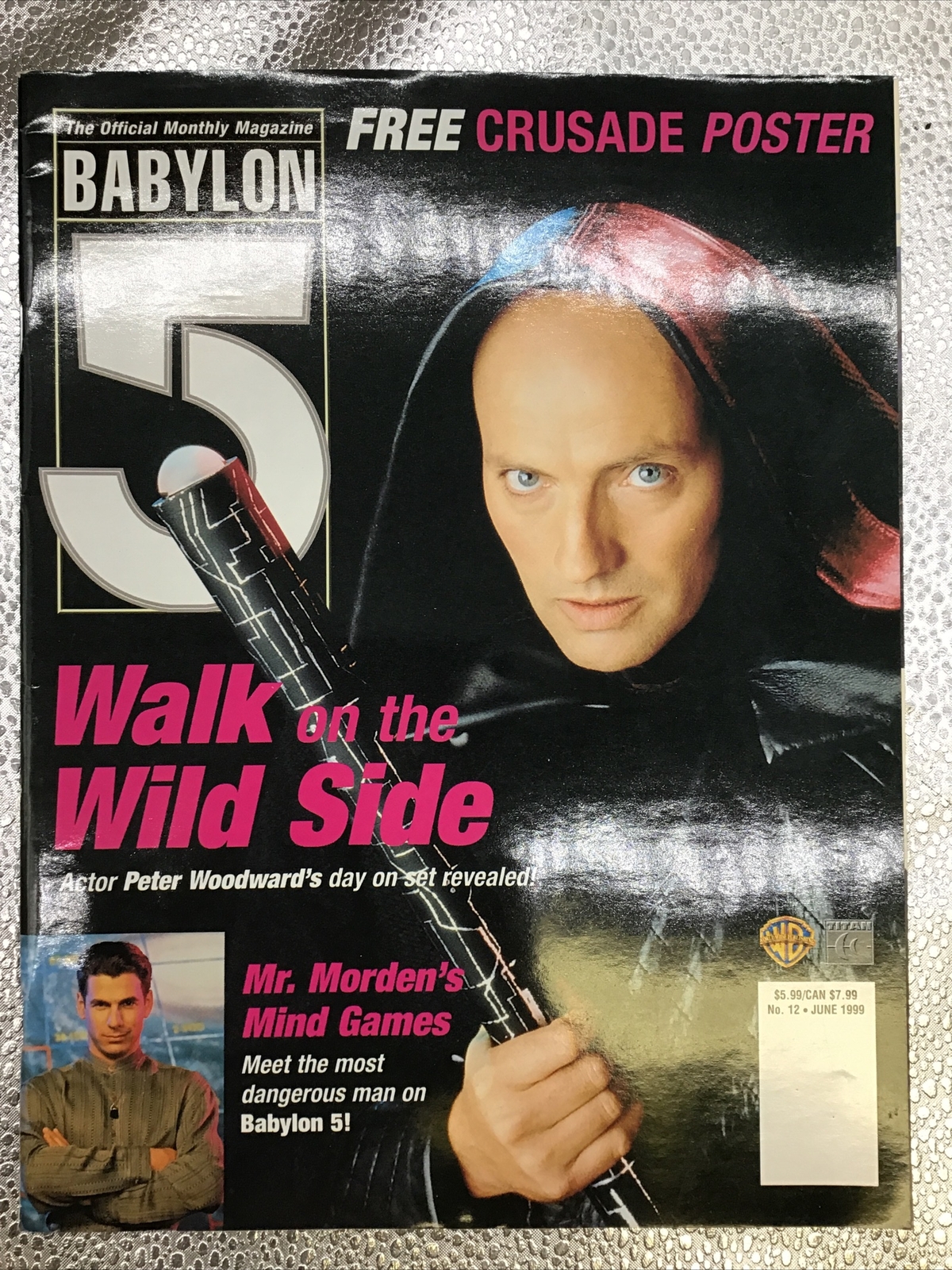 Babylon 5 Magazine #12 6/1999 B5 Peter Woodward as Galen Cover | eBay