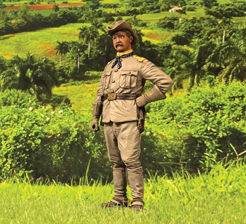 BRITAINS MUSEUM COLLECTION 10128 COLONEL THEODORE ROOSEVELT CUBA 1898 ...