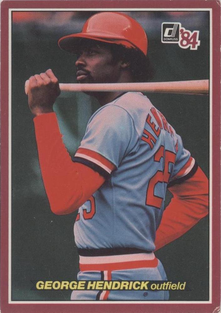 1984 Donruss Action All Stars - George Hendrick #32 for sale online | eBay