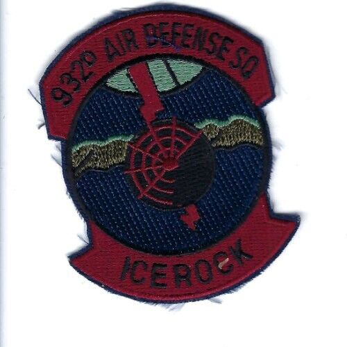 PATCH USAF 932ND AIR DEFENSE SQ ADS ICEROCK ICELAND B11-12 | eBay