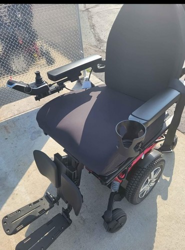 Quantum Edge 6 Power Wheelchair Red | eBay