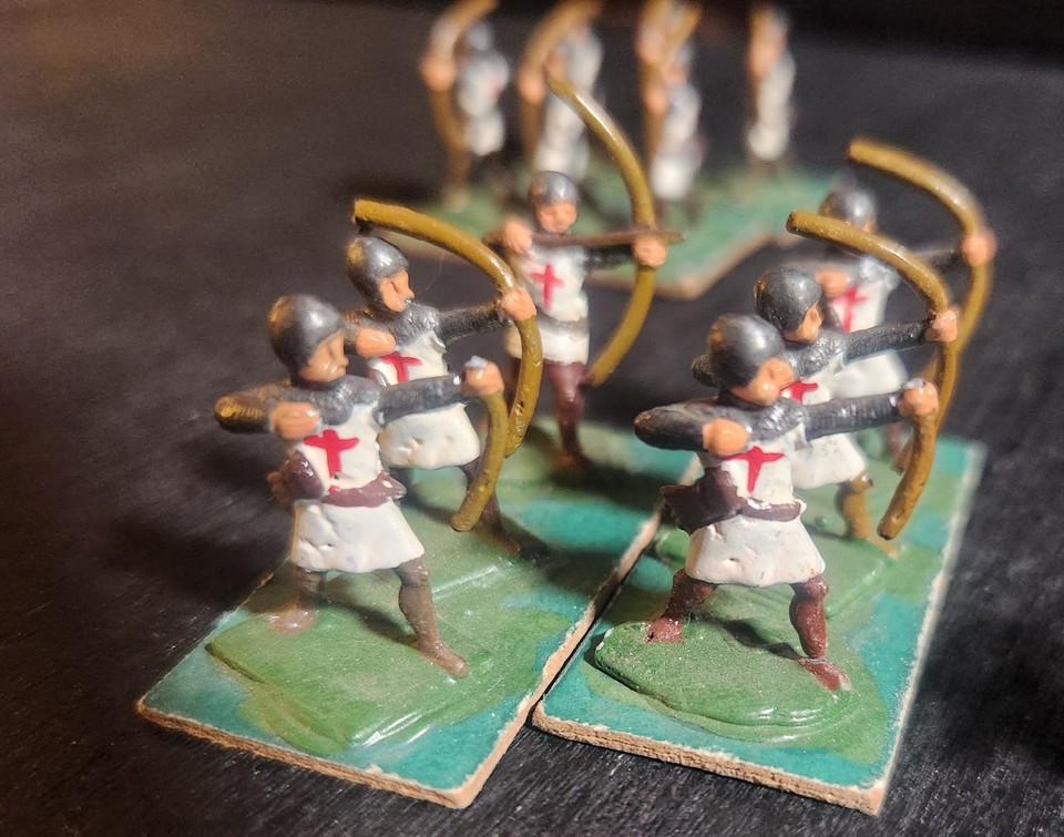 ESSEX MINIATURES LONDON BANDS BRITISH LONGBOWMEN LOT OF 24 PAINTED ...