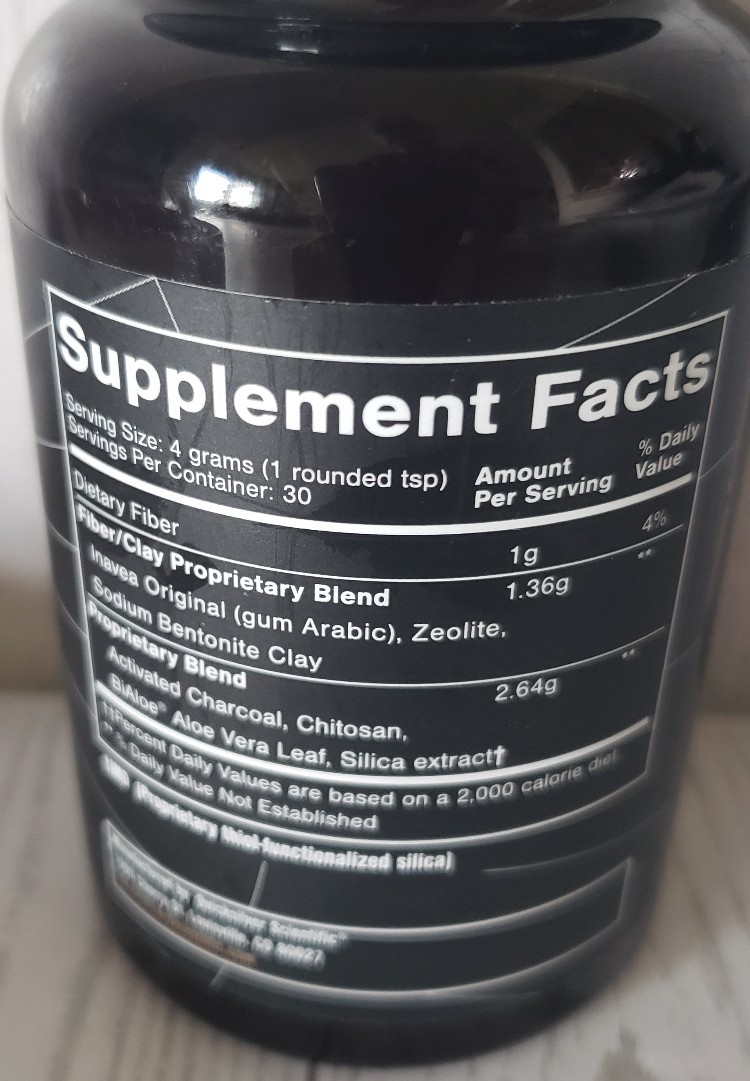 Quicksilver Scientific Ultra Binder Detox Powder Clay & Charcoal 4.23oz ...