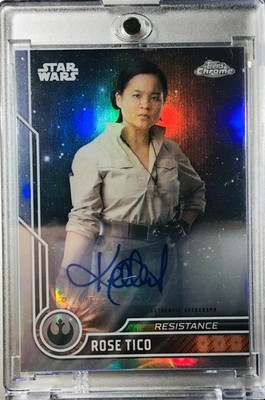 TOPPS CHROME STAR WARS RESISTANCE ROSE TICO AUTO | eBay