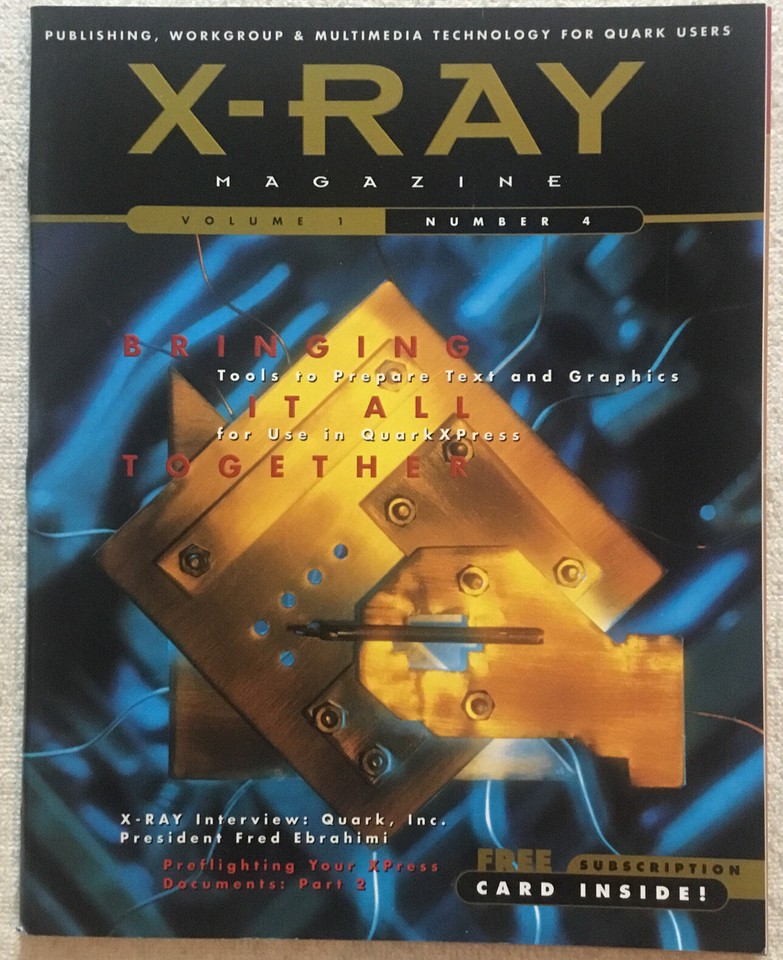 X-RAY Magazine October November 1995 QUARK McINTOSH Nerds & Geeks | eBay