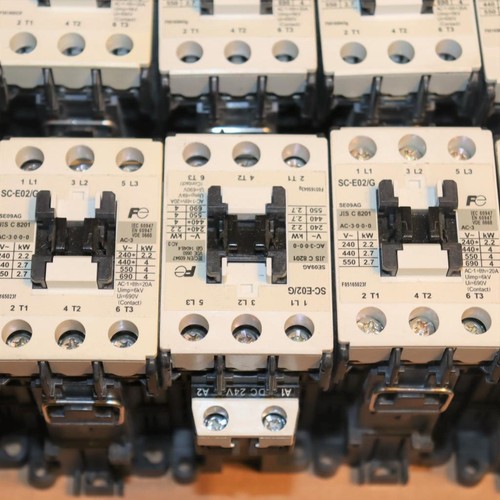 One Fuji Electric Motor Control SC-E02/G Magnetic Contactor 24VDC Coil ...