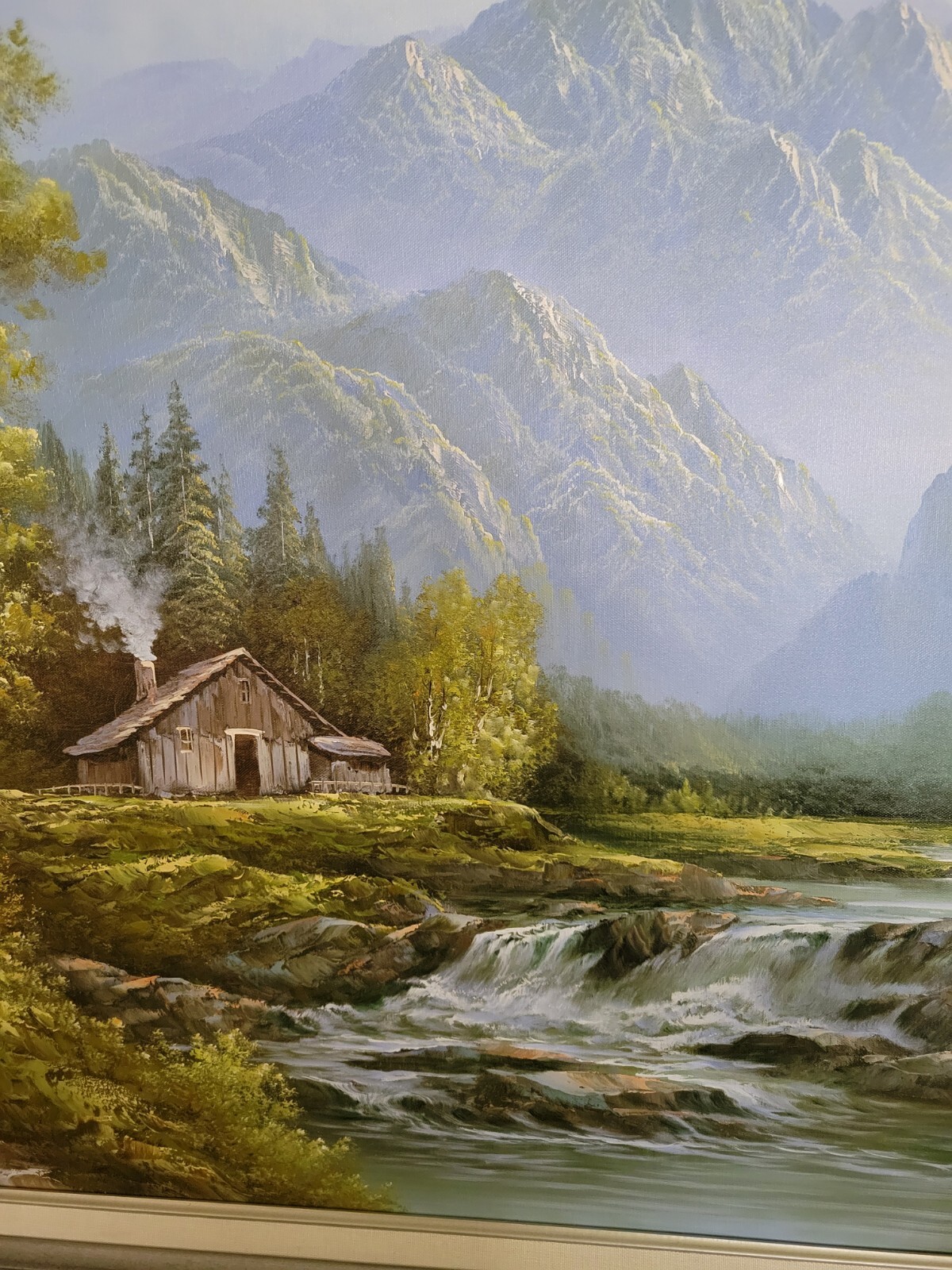 Vintage R. Boren Oil On Canvas Large 48"x36" Framed Rare | eBay