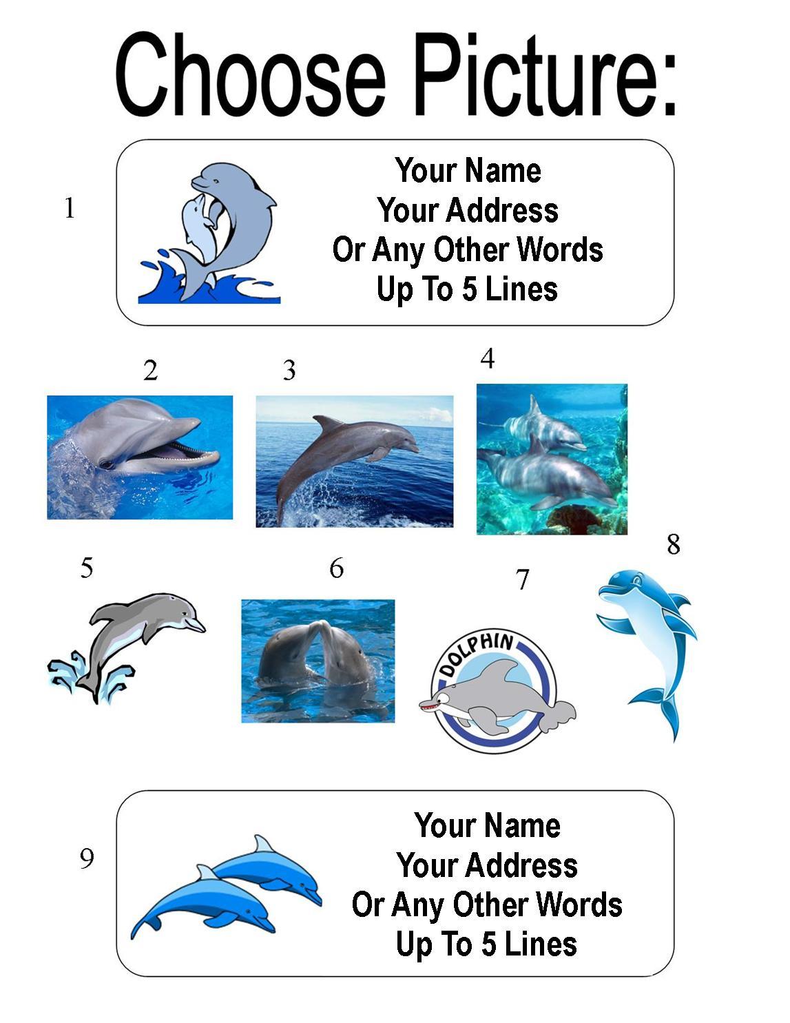 30 Dolphin / Dolphins Personalized Address Labels | eBay