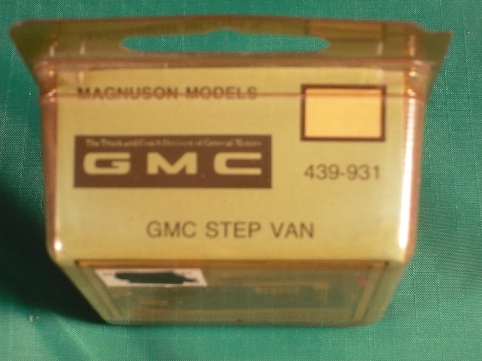Magnuson Models H0 #931 GMC Step Van, Resin Kit | eBay
