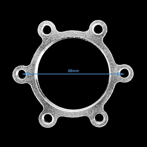 48mm Disc Brake Flange Adapter Bicycle 6 Bolts Hole Mountain Road Bike ...