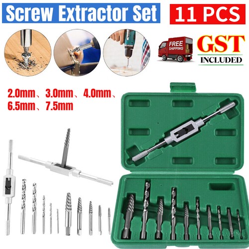 Screw Set Drill Bits Easy Remover Extractor Kit Ezy Out Broken Damaged ...
