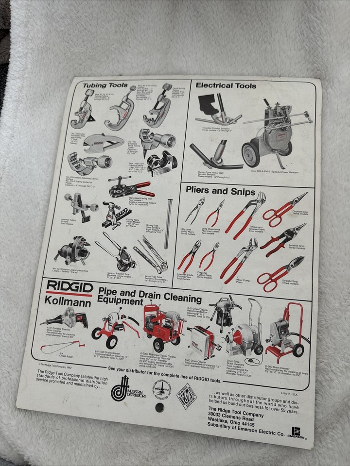 Ridgid Tool 1983-1984 PIN-UP CALENDAR Bikini Swimsuit | eBay