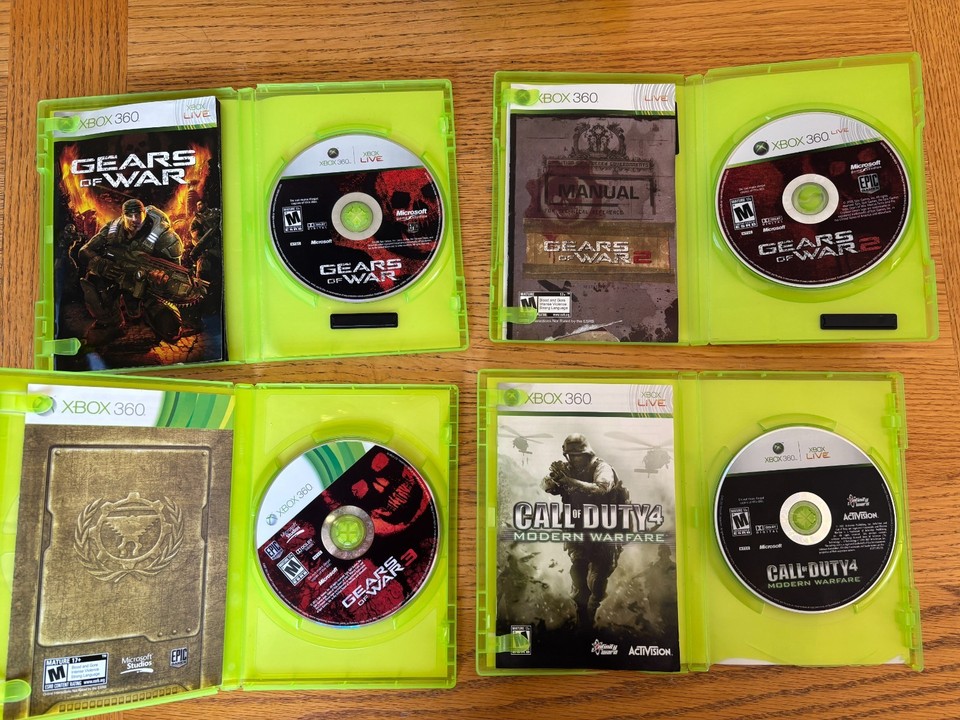 Xbox 360 Action Classics Game Lot | 10 Games | Gears, COD, Halo, GTA ...