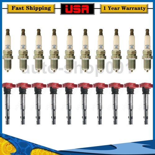 20 Spark Plugs Coils For Audi R8 2010 | eBay