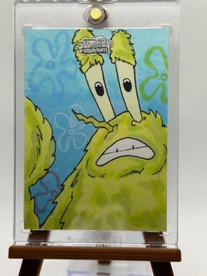 2025 Topps Chrome SpongeBob Sketch Card Autograph 1/1 - Mr Krabs | eBay
