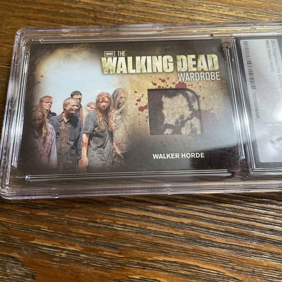 CGC 9 The Walking Dead Season 2 Walker Hoard Wardrobe M29 2012 ...
