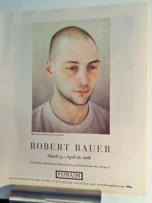ROBERT BAUER ART PIECE VTG ORIG 2008 ADVERTISEMENT | eBay