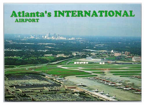 Vintage 1990s - International Airport - Atlanta, Georgia Postcard ...
