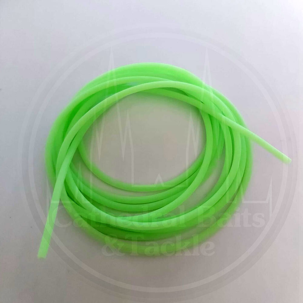 Luminous Silicone Tubing 2 Metres Long Choice of 3 bores 1.0mm, 1.5mm ...