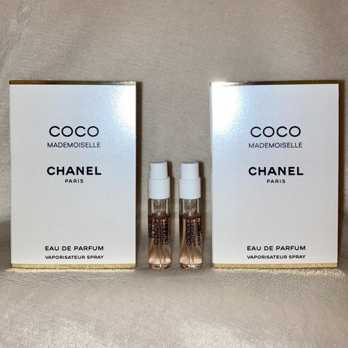 2x Chanel Coco Mademoiselle Eau de Parfum EDP Sample Sprays .05oz, 1 ...