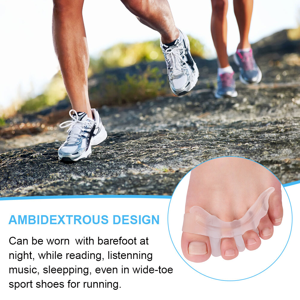 Gel Four Hole Toe Separation Combination Sold A Pair Of Transparent ...