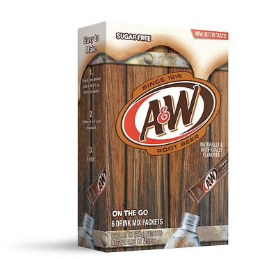 11 Boxes Of A & W Root Beer Singles to go PLUS VARIETY PACK SAMPLER | eBay