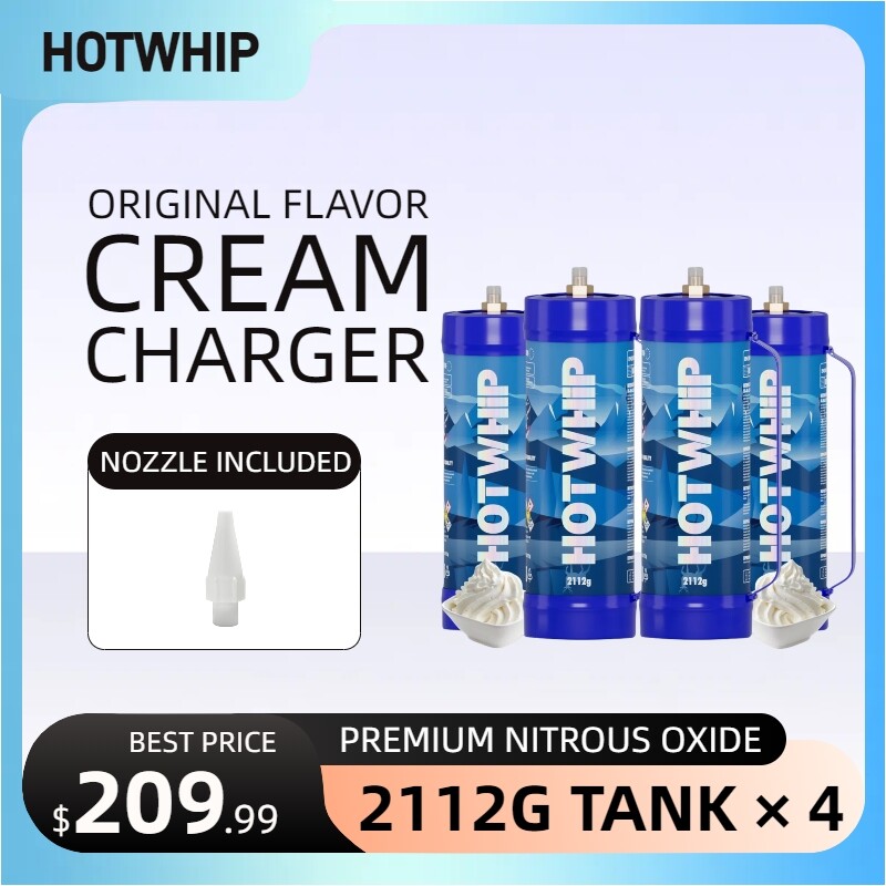 Food Grade Nitrous Oxide Tank Original Flavored N2O Chargers (2112g*4,3 ...